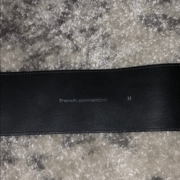 French Connection | Accessories | French Connection Wide Black Belt ...
